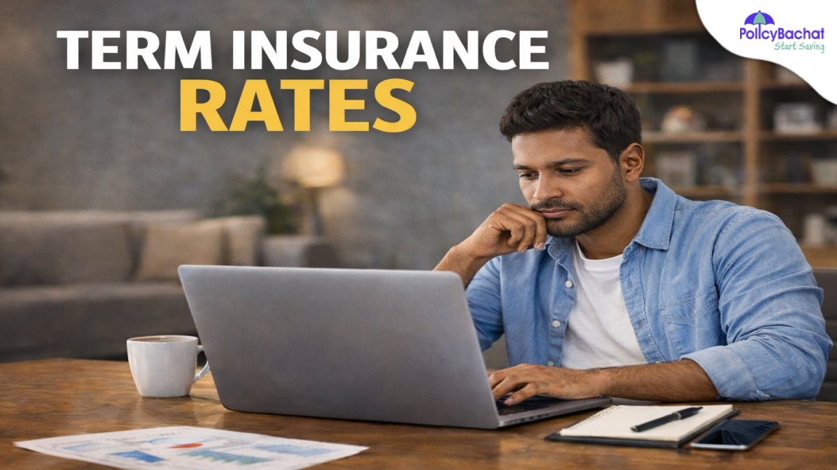 Term Insurance Rates in India - PolicyBachat