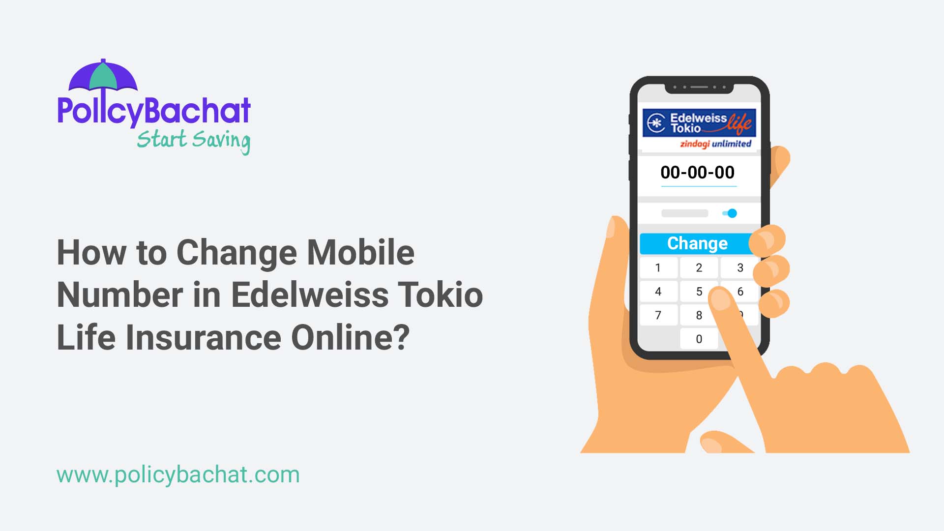 How to Change Mobile Number in Edelweiss Tokio Life Insurance Online ...