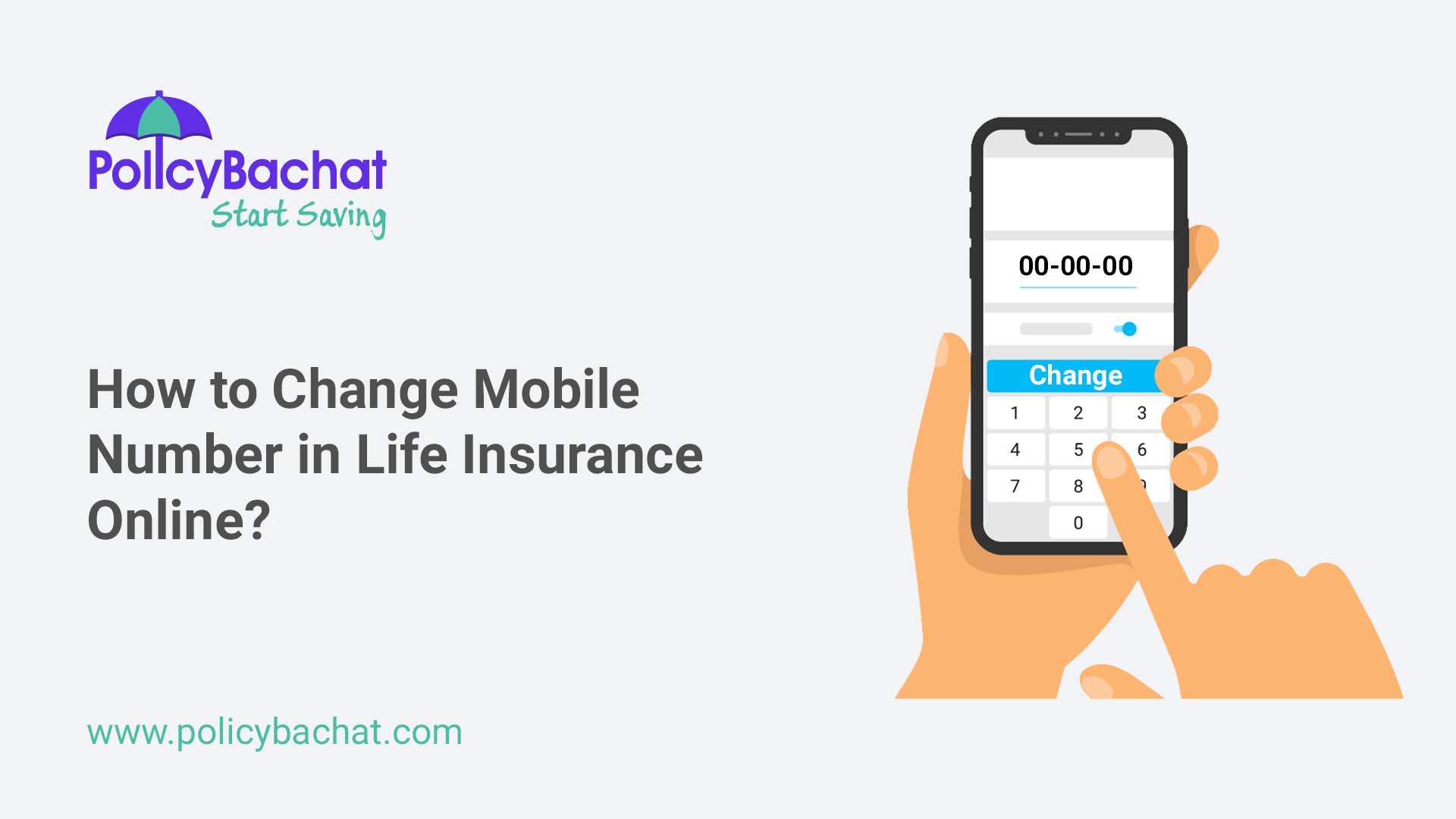 How to Change Mobile Number in Life Insurance Online? - PolicyBachat