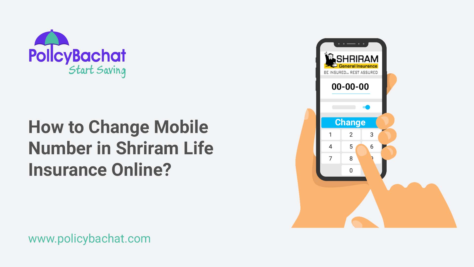 How to Change Mobile Number in Shriram Life Insurance Online ...