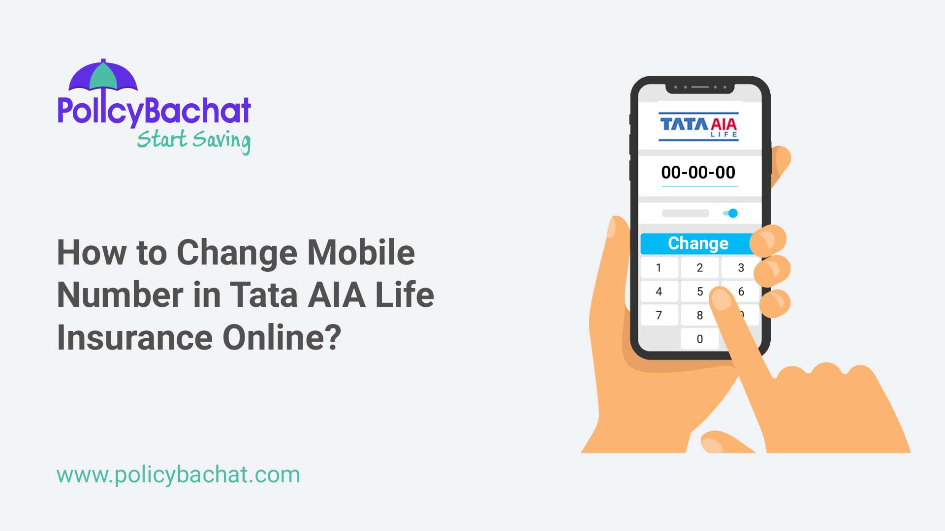 How to Change Mobile Number in Tata AIA Life Insurance Online ...