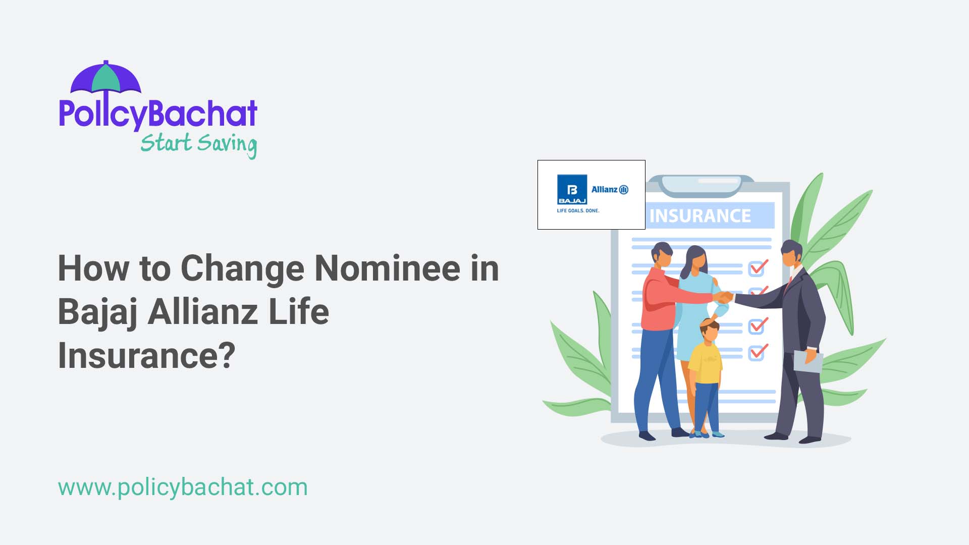 How to Change Nominee in Bajaj Allianz Life Insurance? - PolicyBachat
