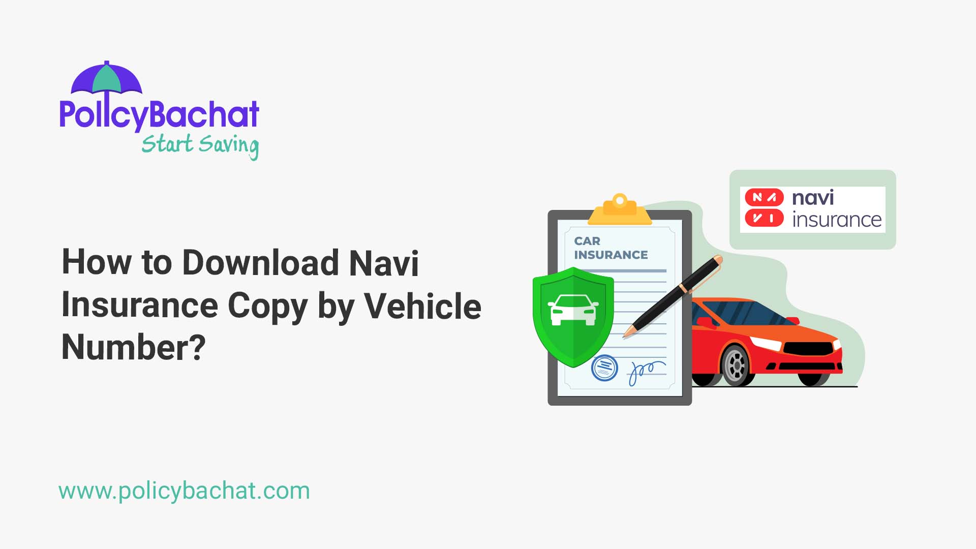 How to Download Navi Insurance Copy by Vehicle Number? - PolicyBachat