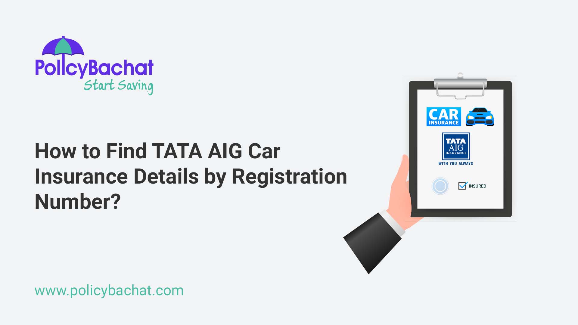 How to Find TATA AIG Car Insurance Details by Registration Number ...