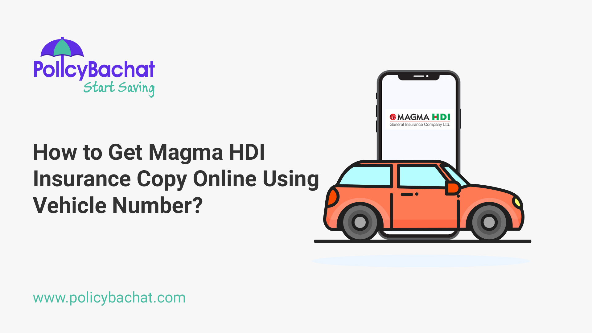 How to Get Magma HDI Insurance Copy Online Using Vehicle Number ...