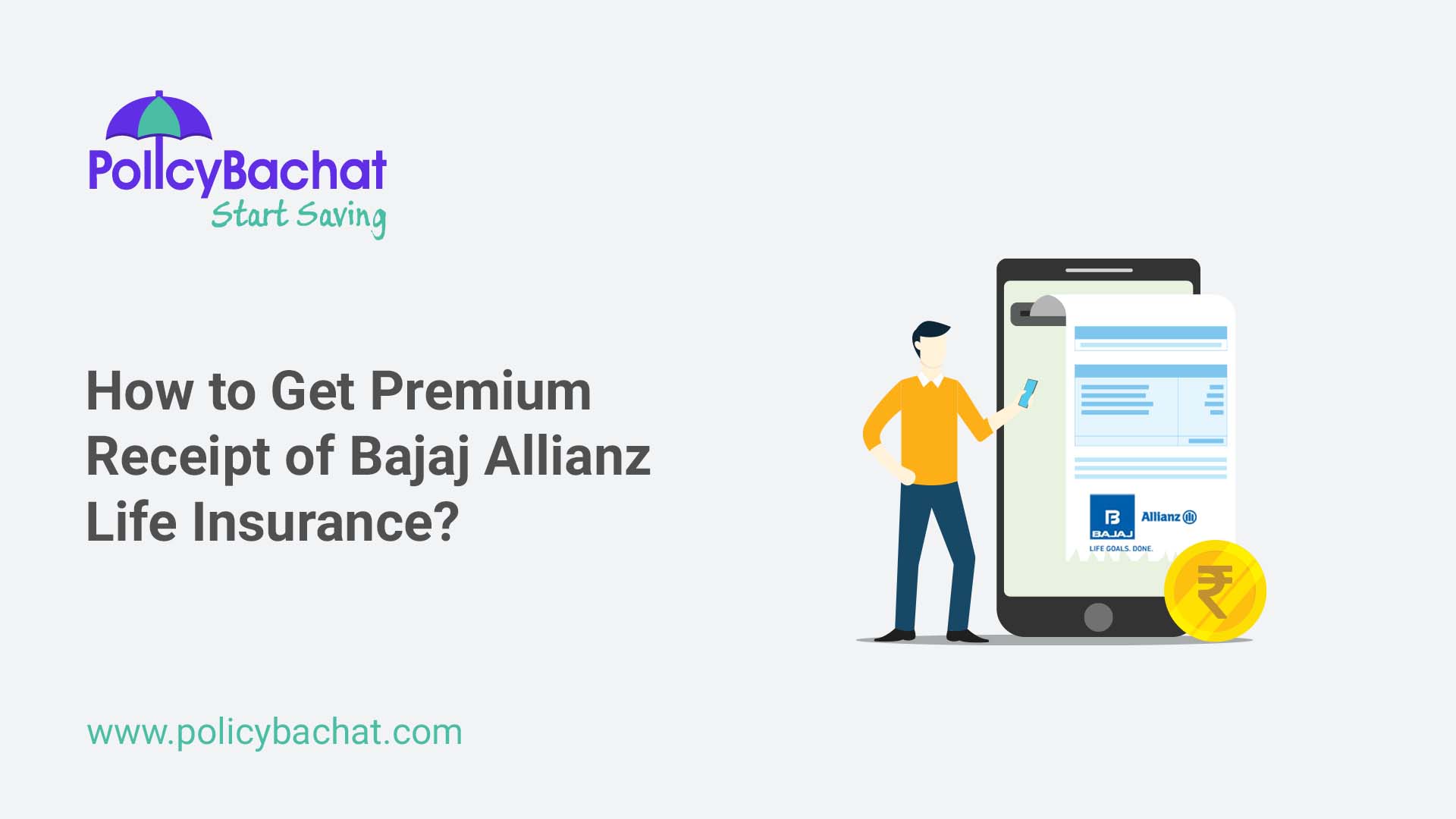 How to Get Premium Receipt of Bajaj Allianz Life Insurance? - PolicyBachat