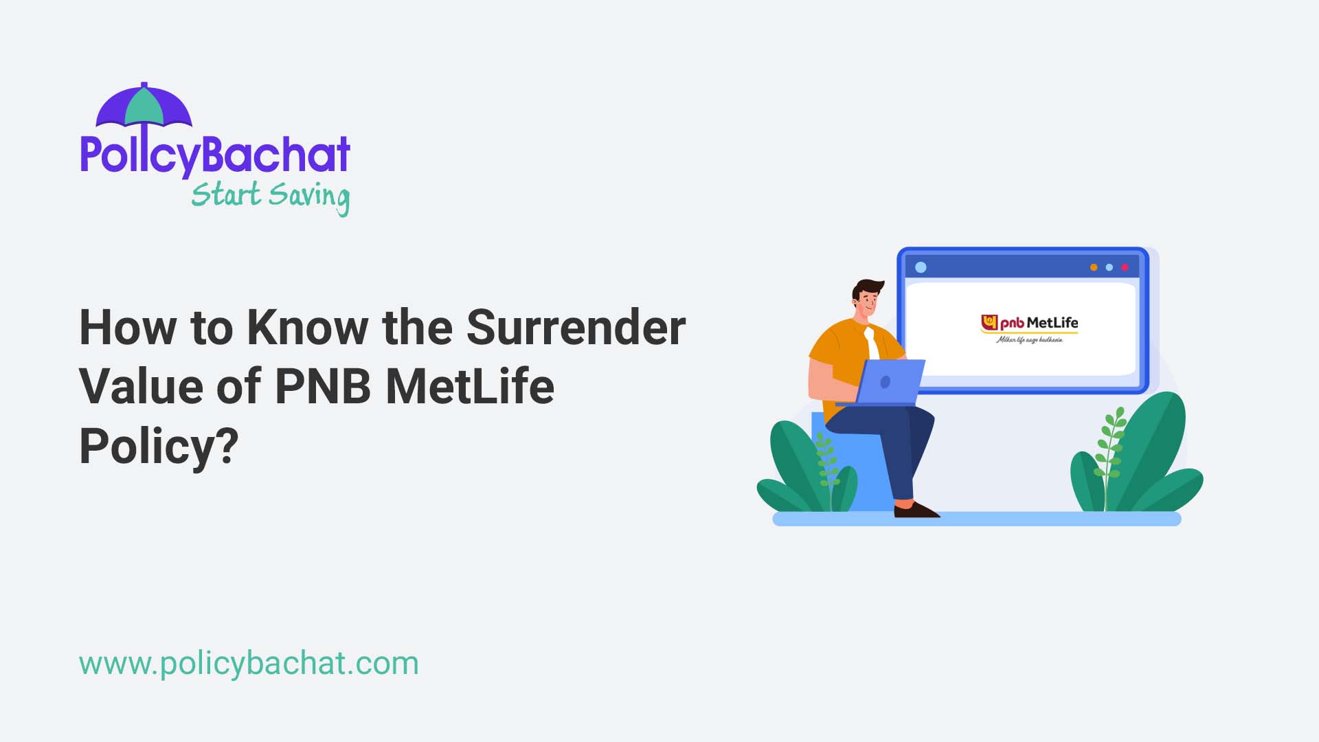 How to Know the Surrender Value of PNB MetLife Policy? - PolicyBachat