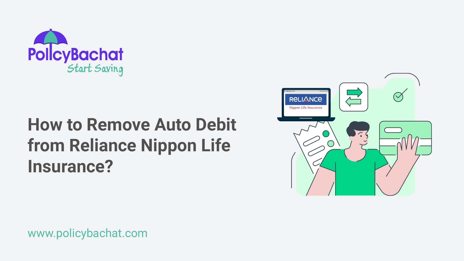 How to Remove Auto Debit from Reliance Nippon Life Insurance ...
