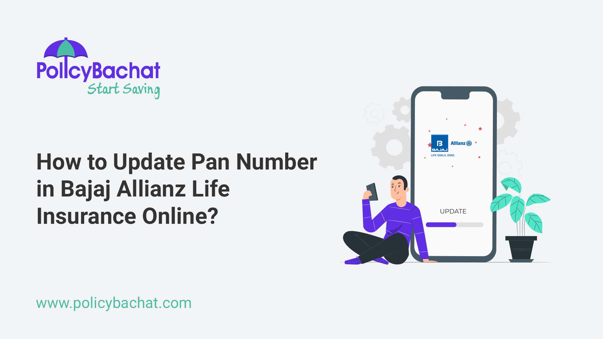 How to Update Pan Number in Bajaj Allianz Life Insurance Online ...