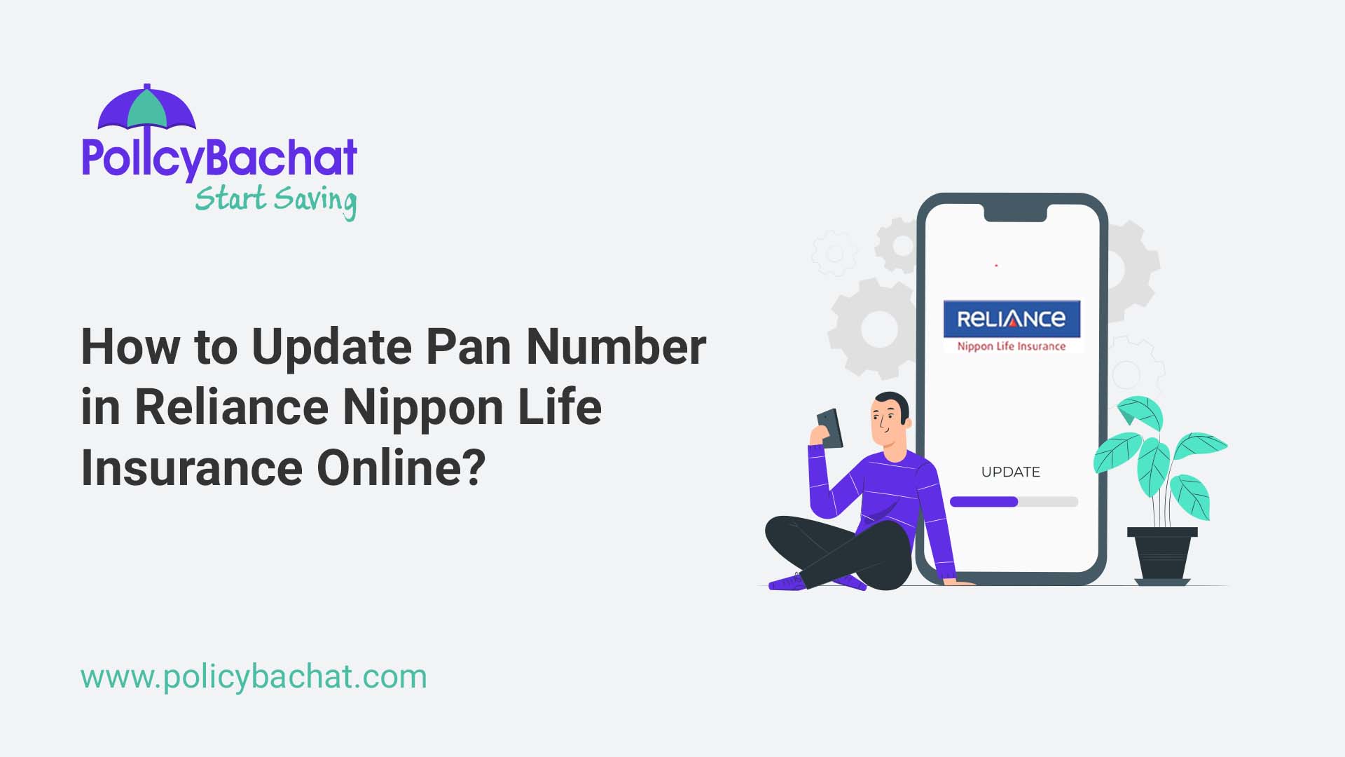 How to Update Pan Number in Reliance Nippon Life Insurance Online ...